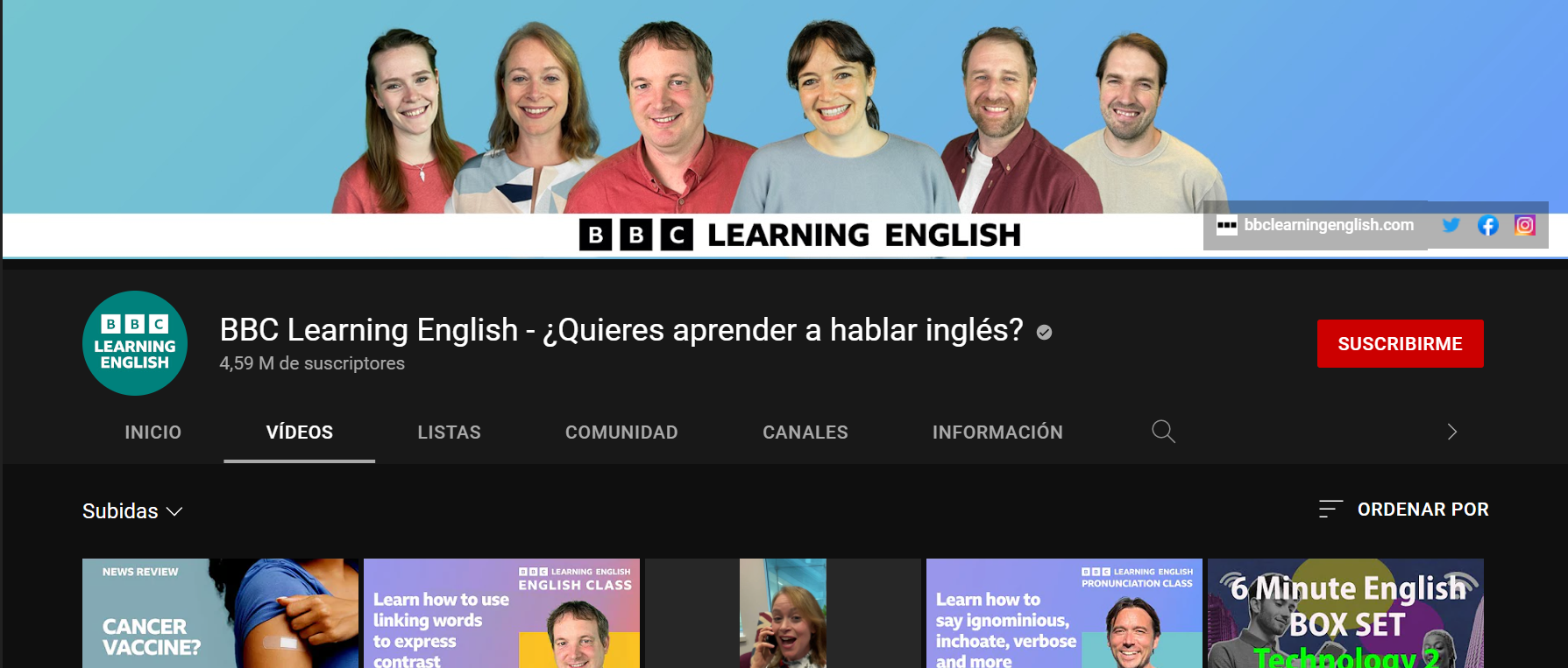 Mejores canales de YouTube para aprender inglés - ImpulsaT